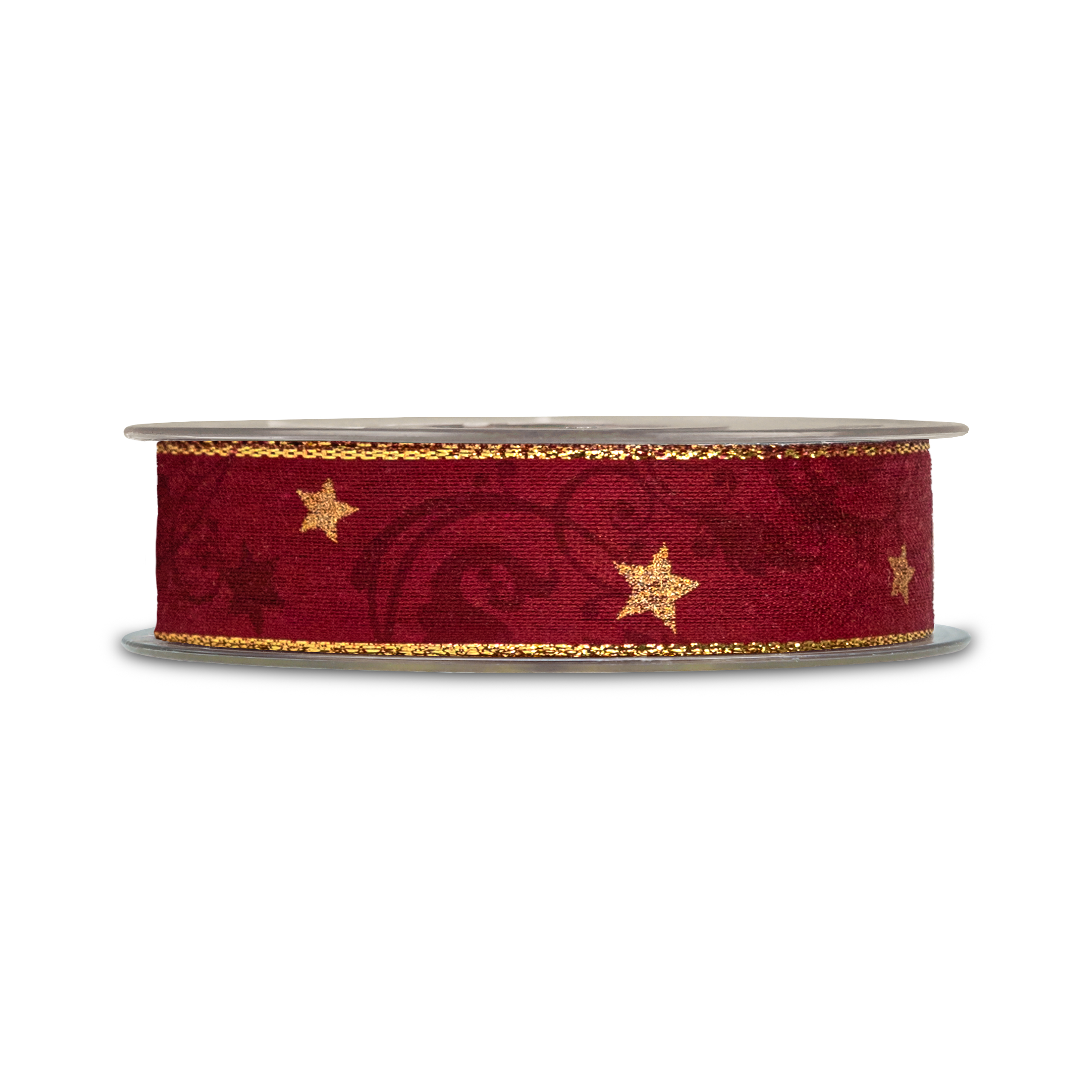 Motivband "Aster" in Bordeaux | Gabriel Geschenkverpackungen